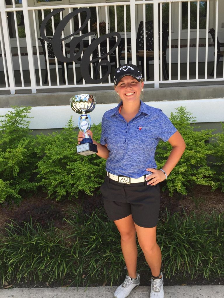 Sydney-with-trophy – Gail Graham Golf – Professional Golf Lessons ...